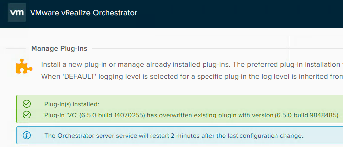 Configuring Standalone Vrealize Orchestrator With Vmware Cloud On Aws